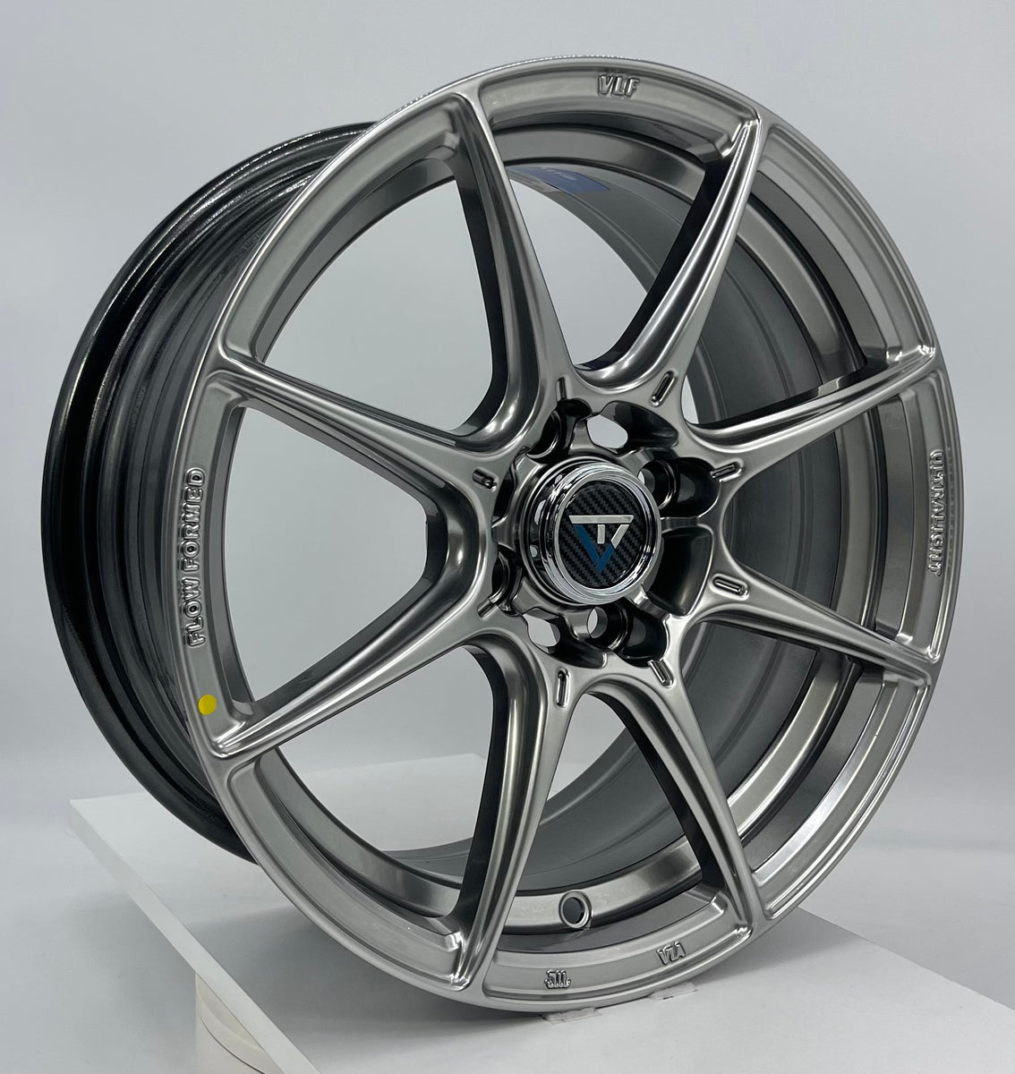 VLF Wheels - VLF02 FlowForm Hyper Black 15x6.5