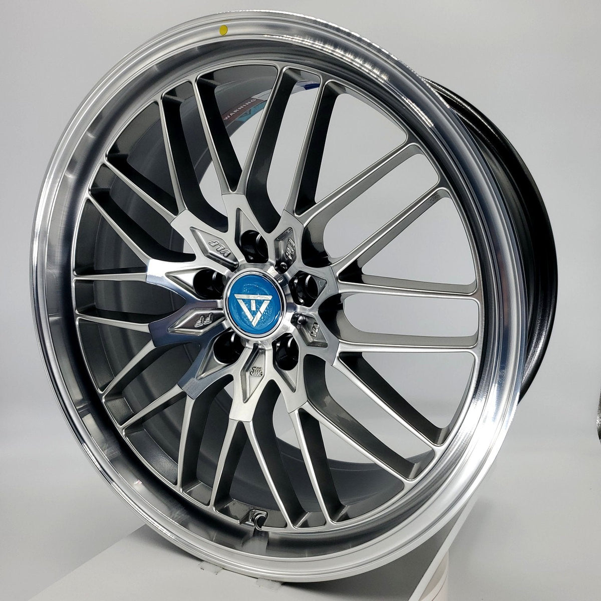 VLF Wheels - VLFP03 FlowForm Hyper Black Machined Lip 18x8.5