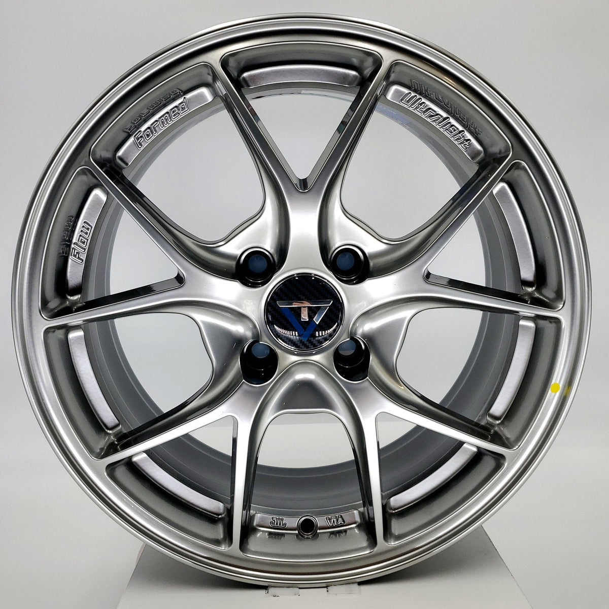 VLF Wheels - VLF10 FlowForm Hyper Black 15x6.5