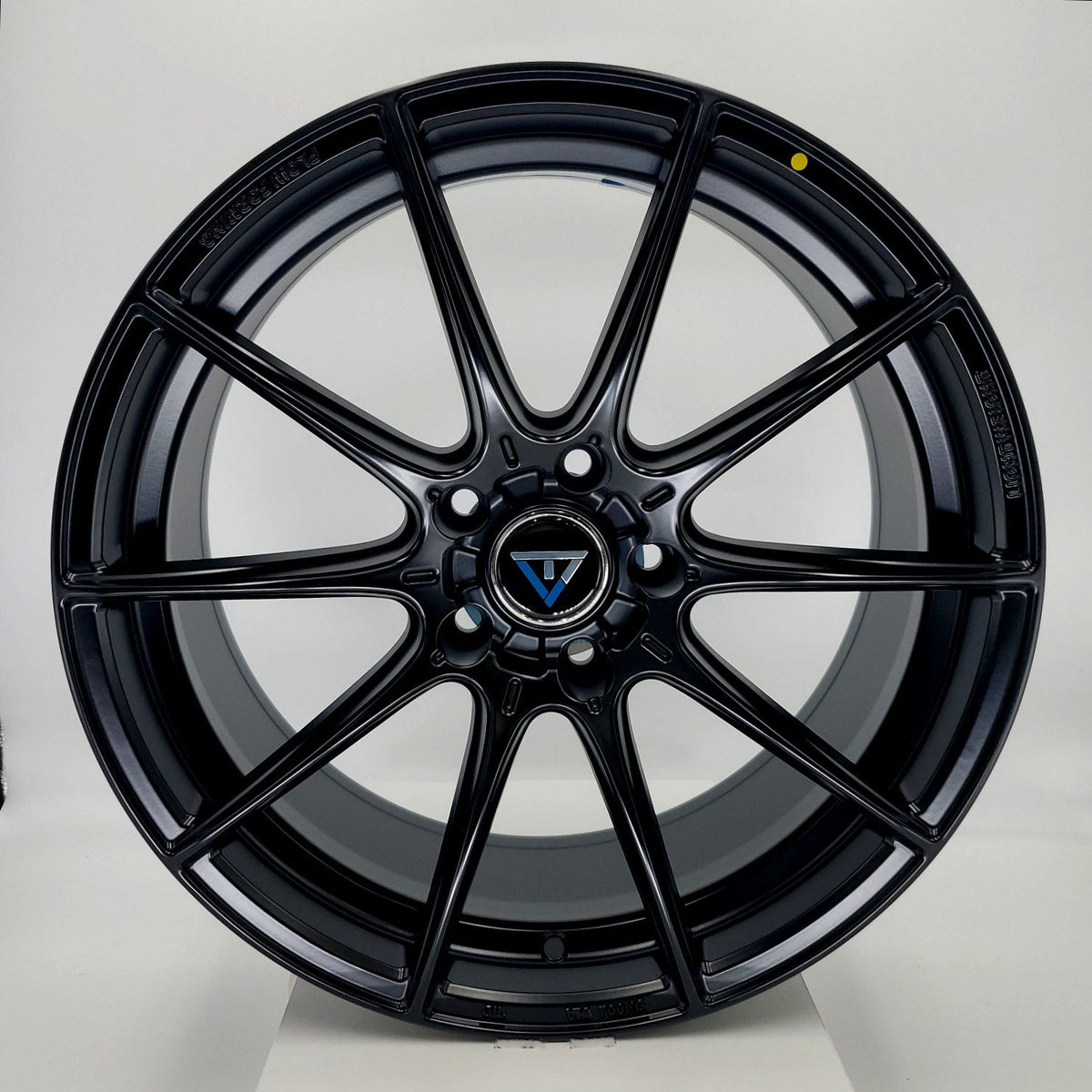 VLF Wheels - VLF02 FlowForm Satin Black 18x8