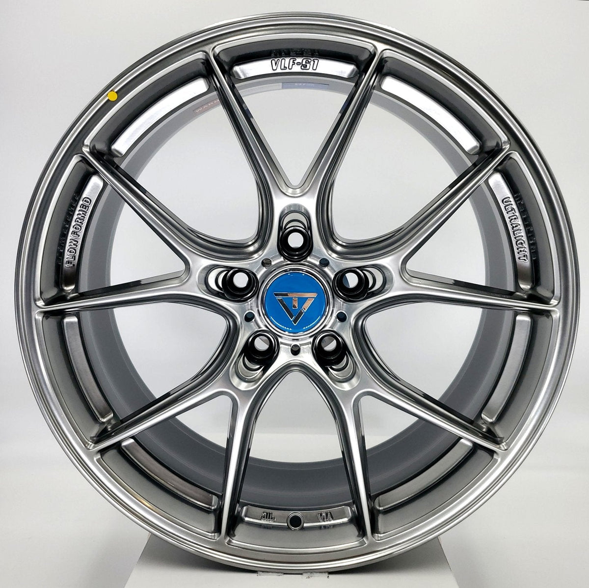 VLF Wheels - VLFS1 FlowForm Hyper Black 18x8