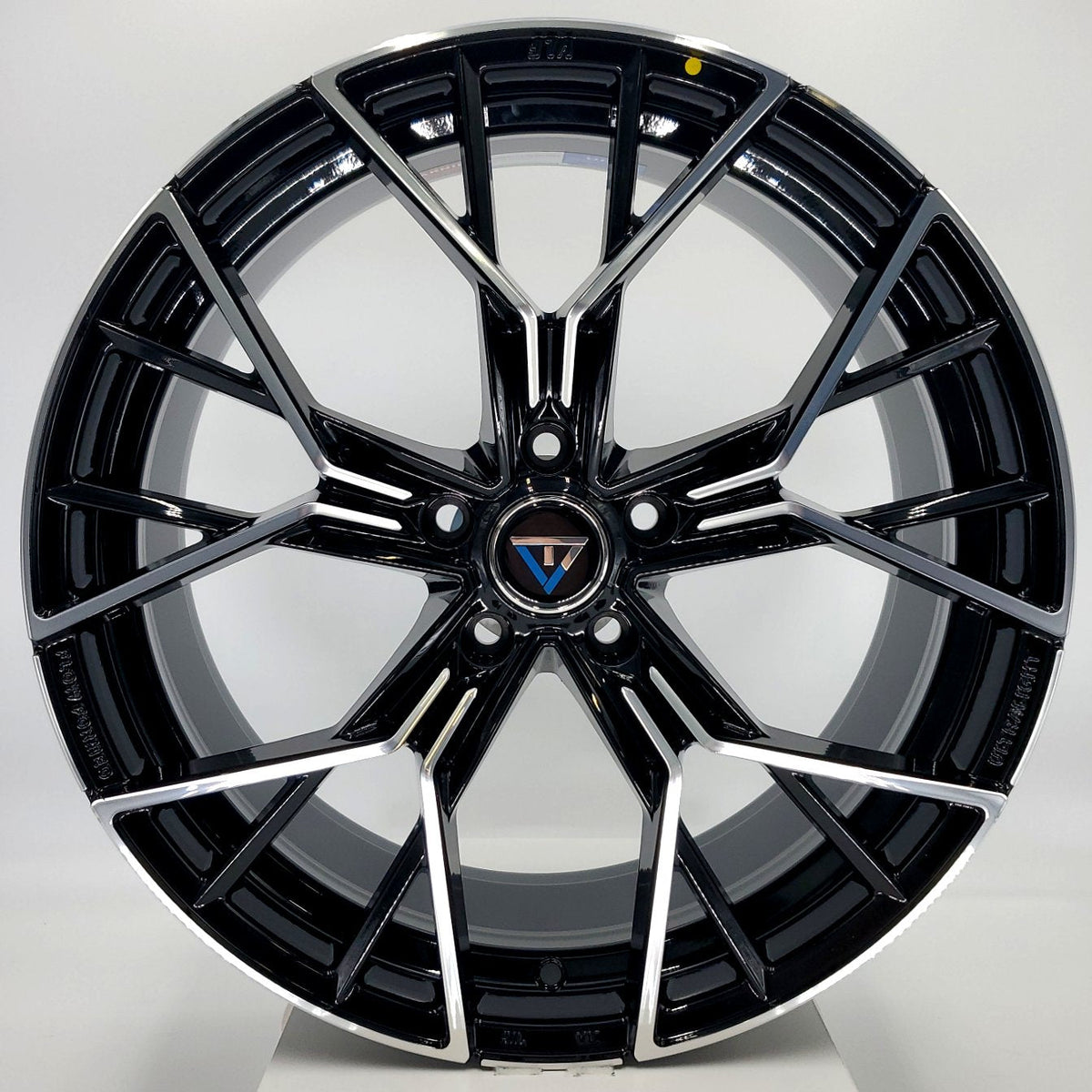 VLF Wheels - VLF13 FlowForm Gloss Black Machined Face 19x8.5