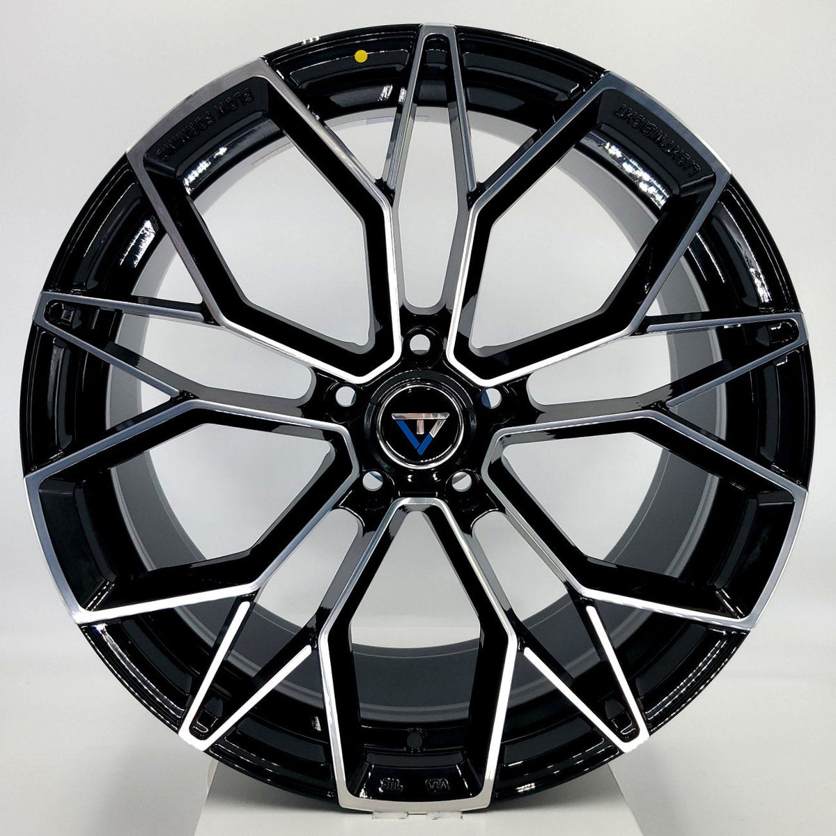 VLF Wheels - VLF05 FlowForm Gloss Black Machined Face 19x9.5