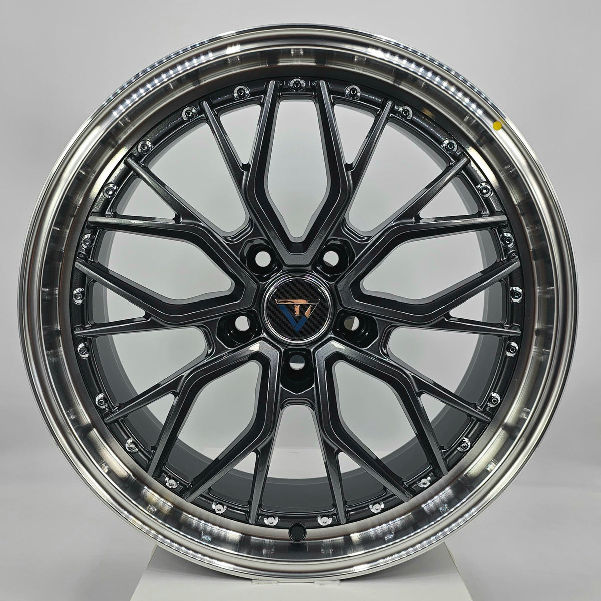 VLF Wheels - VLF30 FlowForm Gunmetal Machined Lip 18x8.5