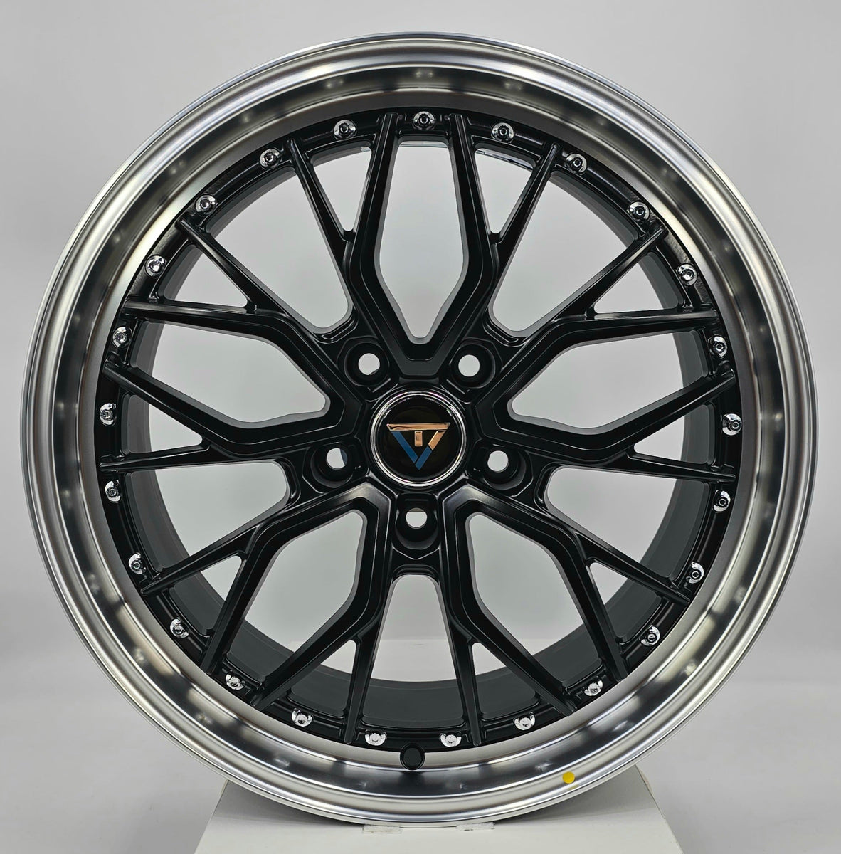 VLF Wheels - VLF30 FlowForm Satin Black Machined Lip 18x8.5