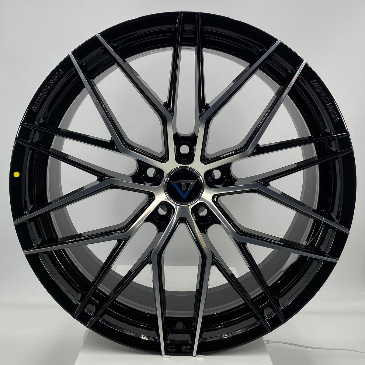 VLF WHEELS - VLF06 FlowForm Gloss Black Machined Face 19x8.5 – VLF Wheels