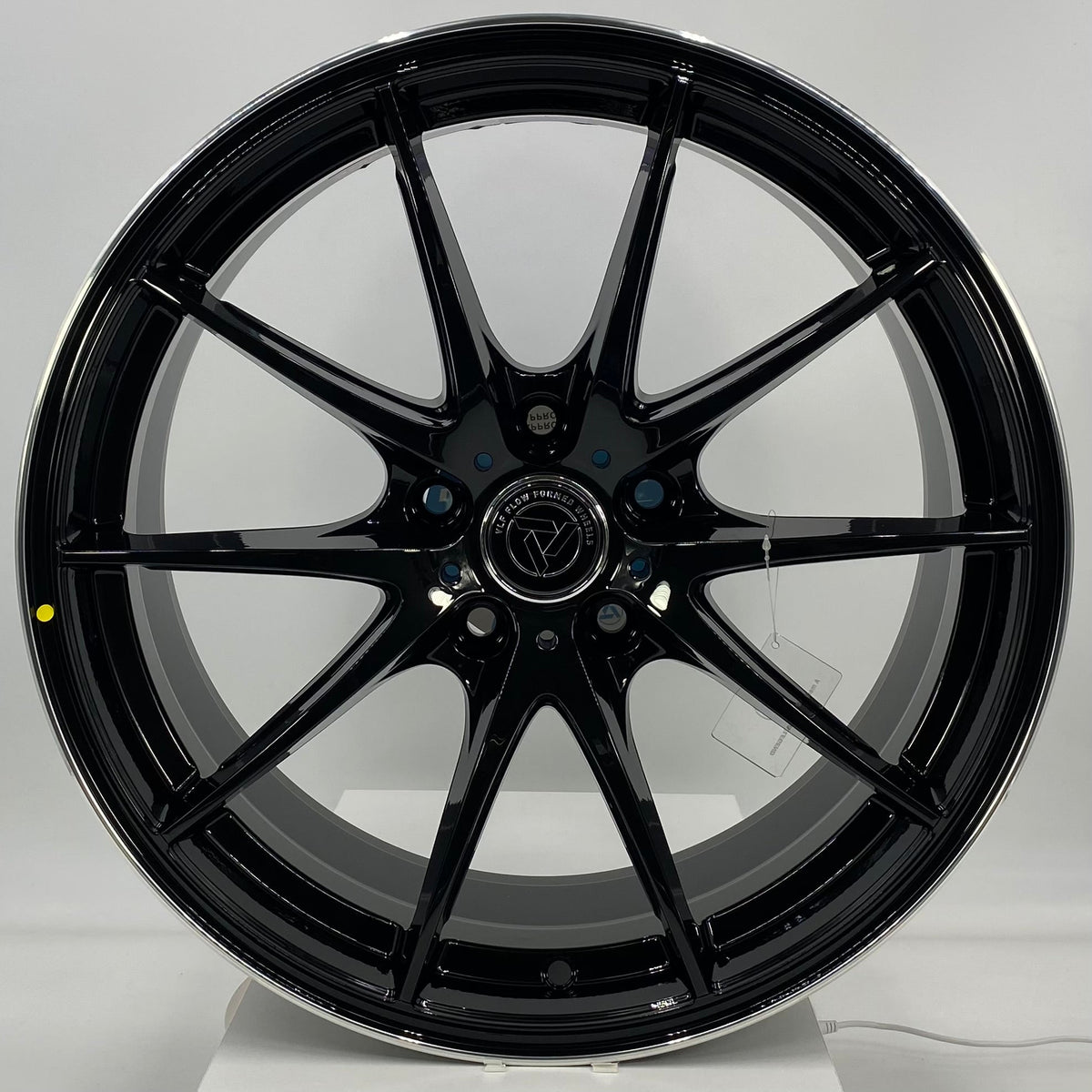 VLF Wheels - ULF20 Flowform Black Machined Tip 18x8